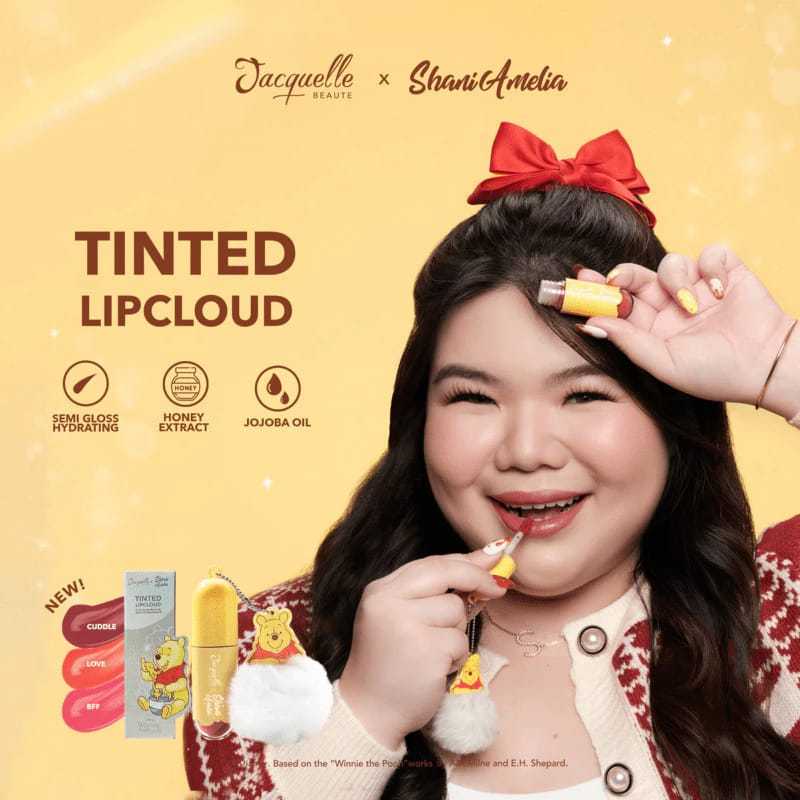Memey JACQUELLE Tinted Lipcloud X Shani Amelia - Disney 100 Winnie The Pooh Edition | Shopee ...