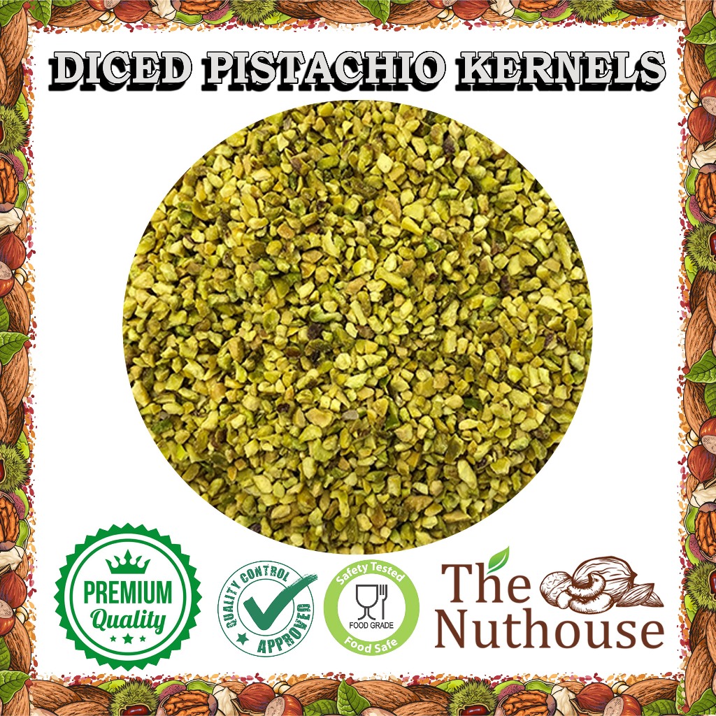 1kg Diced Pistachio Kernels US Extra no. 1 RAW [No Shell] / Premium ...