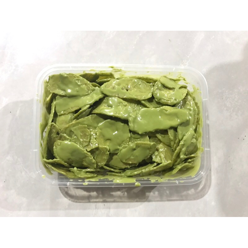 Matcha melted banana chips (150 grams) Typical of lampung | Shopee ...