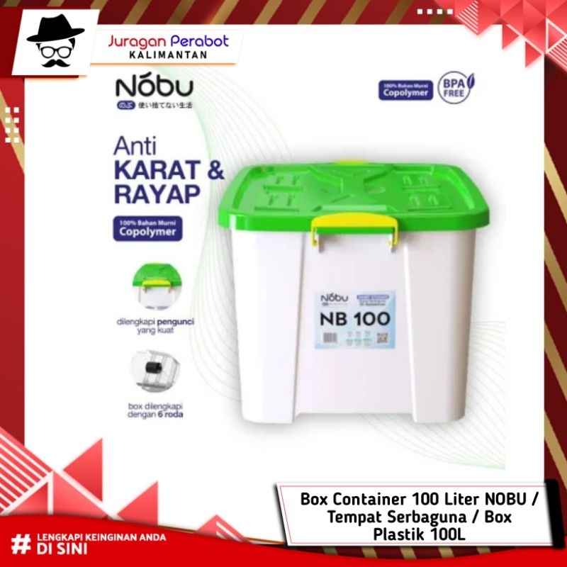 NOBU 100 Liter Container Box / 75L Ezy Box / Multipurpose Container ...