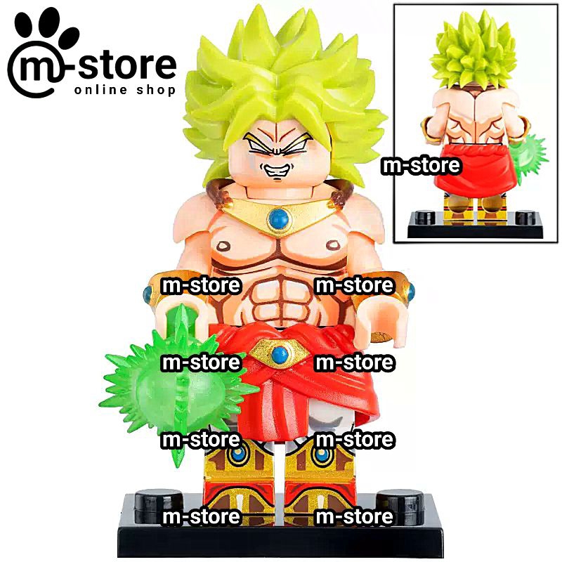 Brick dragon ball broly legendary super saiyan mini toy figure | Shopee ...