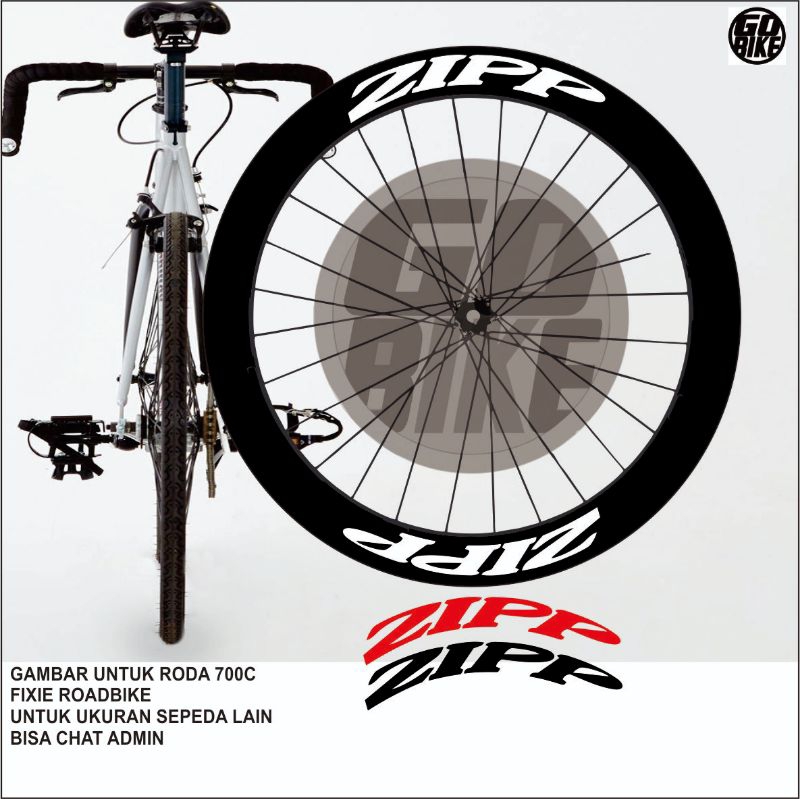 Bicycle rim stickers fixie zipp road bike rims stickers | Shopee Singapore