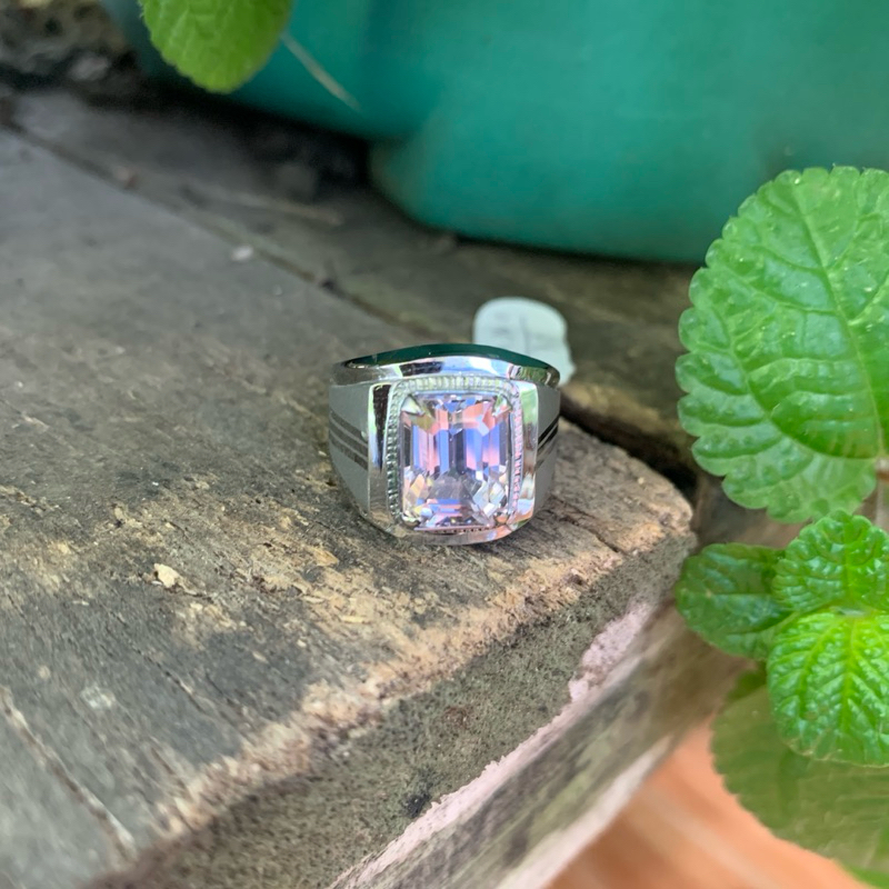 Natural Triphane Kunzite Spodumene Gemstone Ring HQ Ring Monel Doff ...