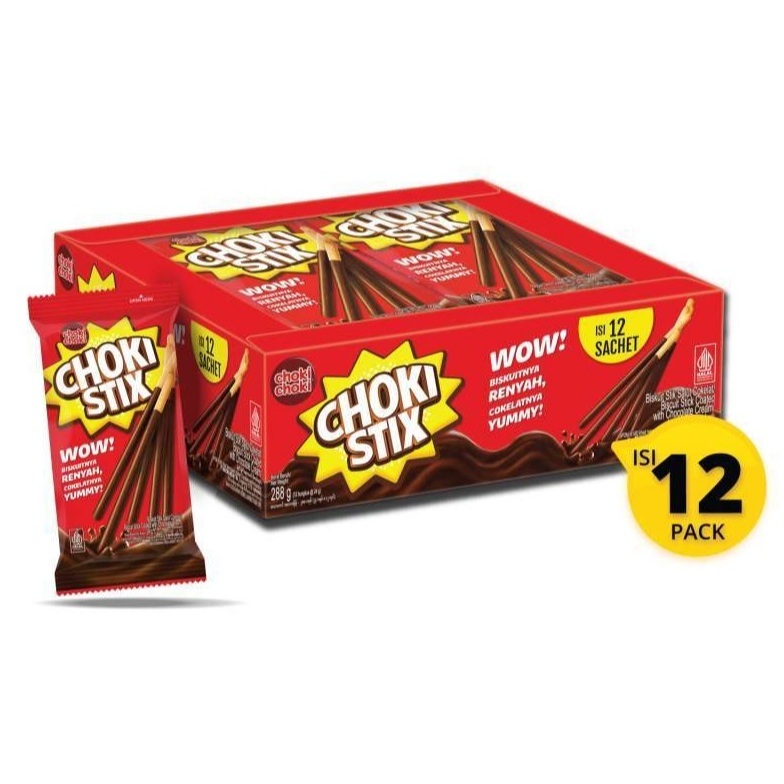 Choki Choki Choki Stix 27 Grams (1 pack Contains 12 pcs) | Shopee Singapore