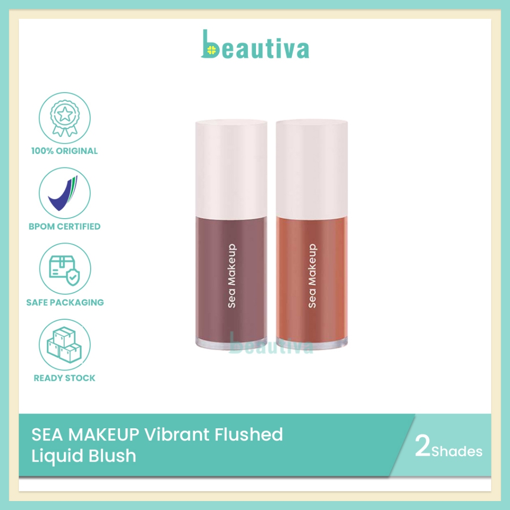 Sea MAKEUP Vibrant Flushed Liquid Blush | Shopee Singapore