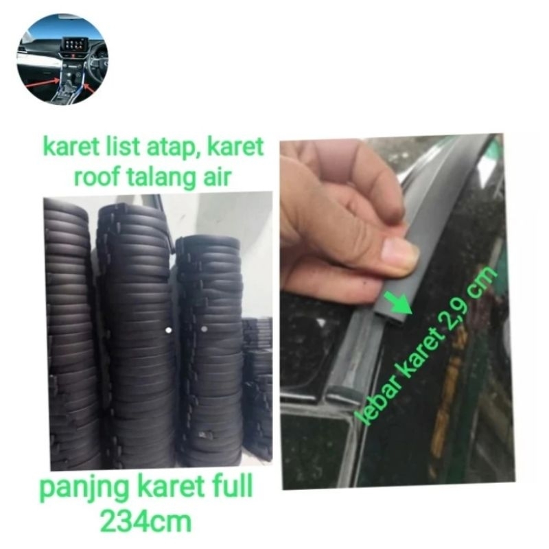 Universal roof Gutter Rubber All Types Of wuling Cars Original Unit ...