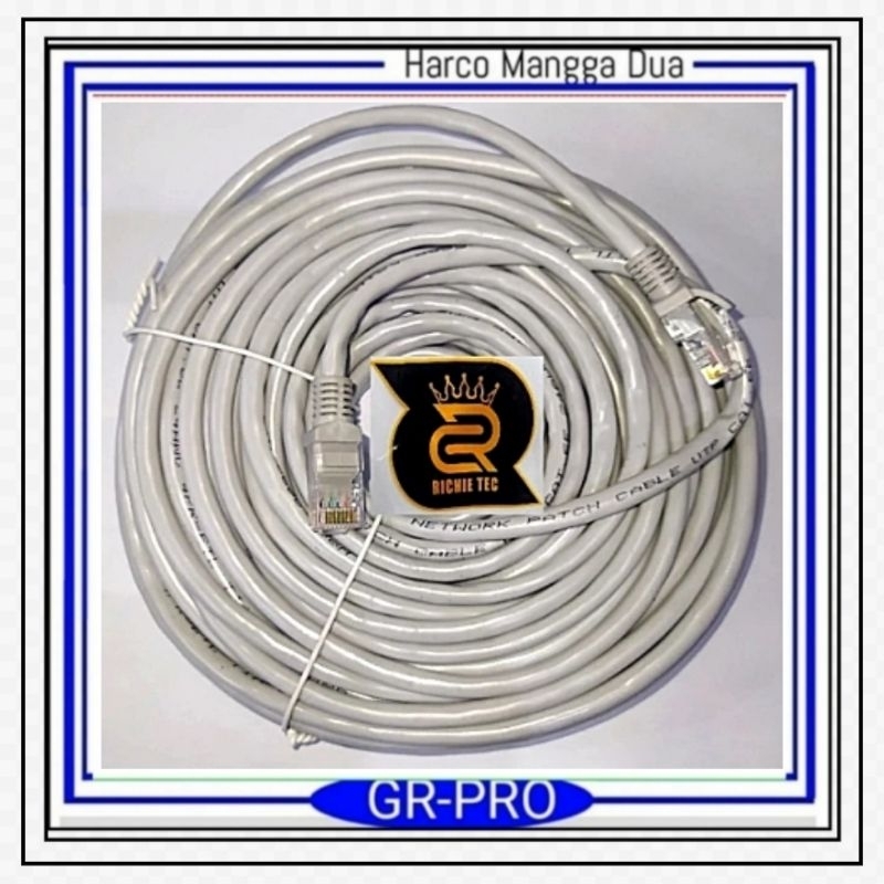 UTP rj45 cat 6e Richie tech LAN cable 15 meters | Shopee Singapore