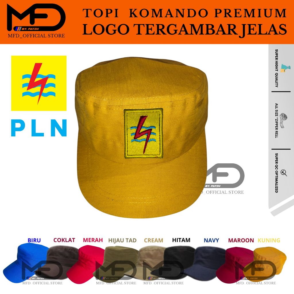 Mfd PLN COMMAND model garuda hat | Shopee Singapore