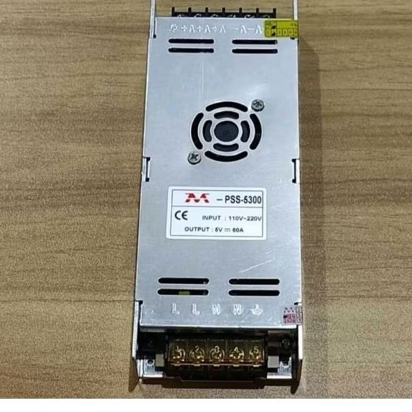 Power Supply 5V 60A Body Slim Power Supply Running text | Shopee Singapore