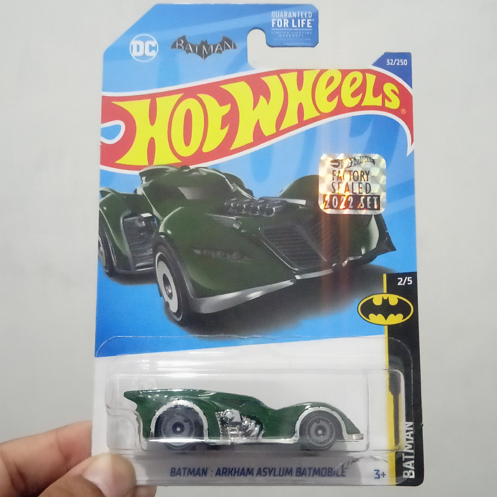 HIJAU Hot Wheels Batman Arkham Asylum Batmobile Green Diecast Car ...
