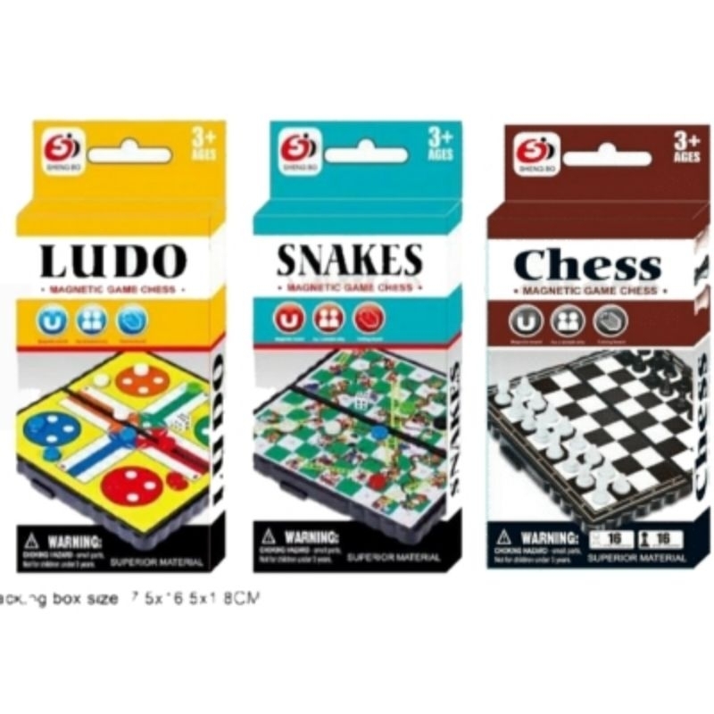 Snake and Ladder Chess Ludo Game Magnet Package | Shopee Singapore