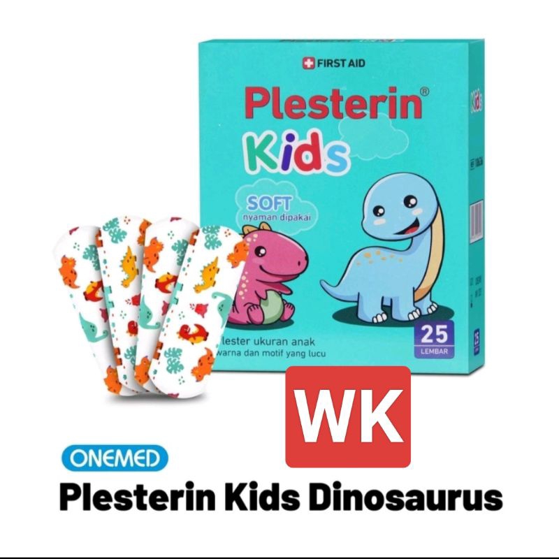 Plasterin DINO KIDS onemed Dinosaur Wound Plaster 25pcs | Shopee Singapore