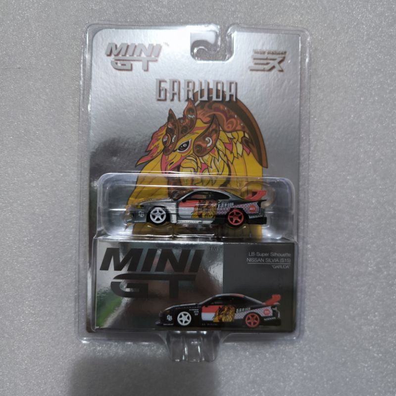 Mini GT 652 CHASE CAR LBWK SUPER SILHOUETTE NISSAN SILVIA S15 "GARUDA ...