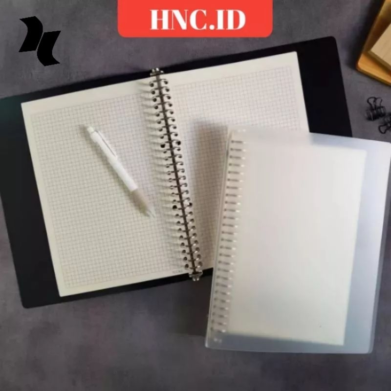Transparent BINDER BINDER BINDER A5/B5 BINDER NOTE ORGANIZER | Shopee ...