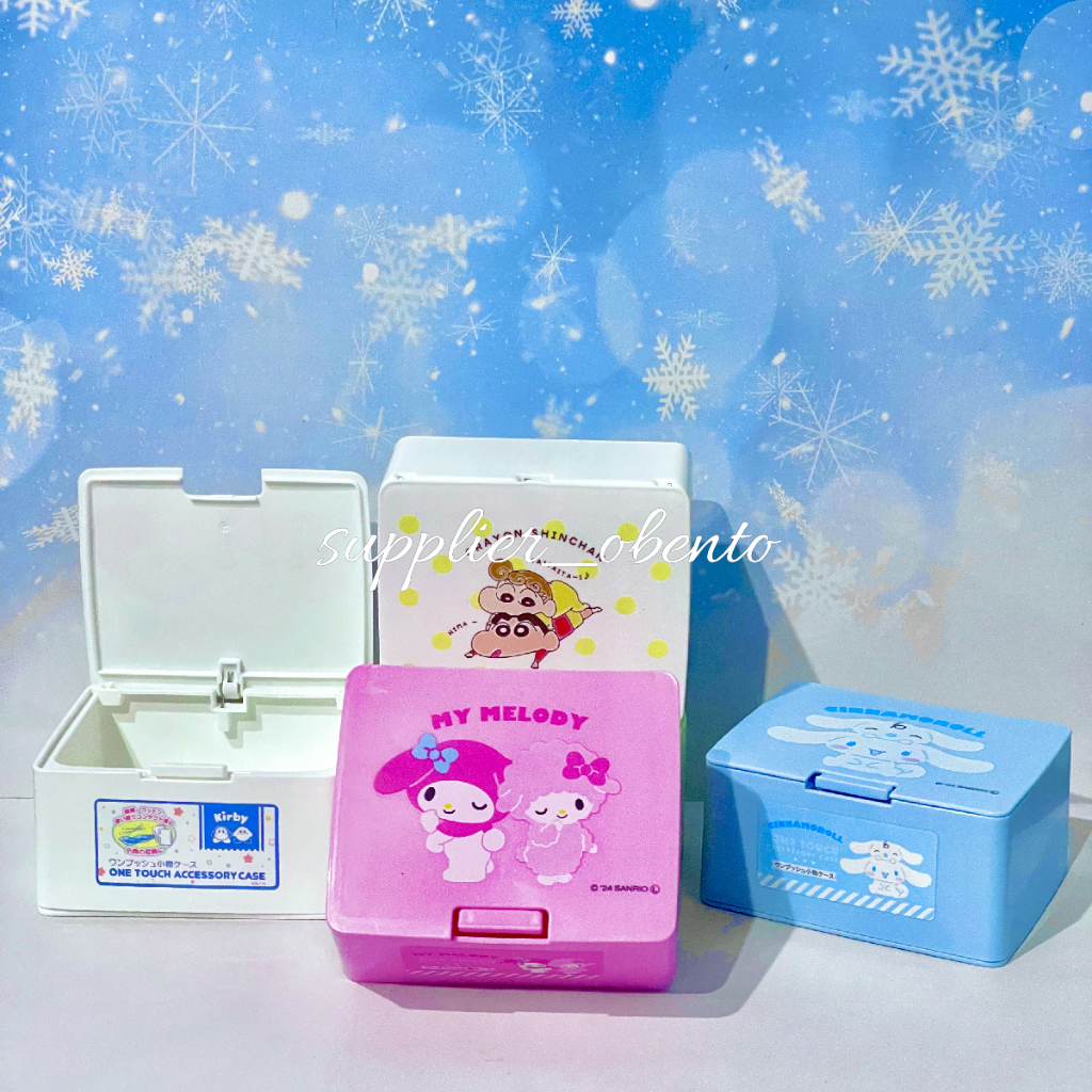 [Seria] Sanrio Mini Box Cinnamorol Multipurpose Case Shinchan Organizer ...