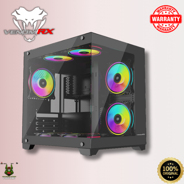 VenomRX Daemon Continental S5 M-Atx PC Case Black | Shopee Singapore