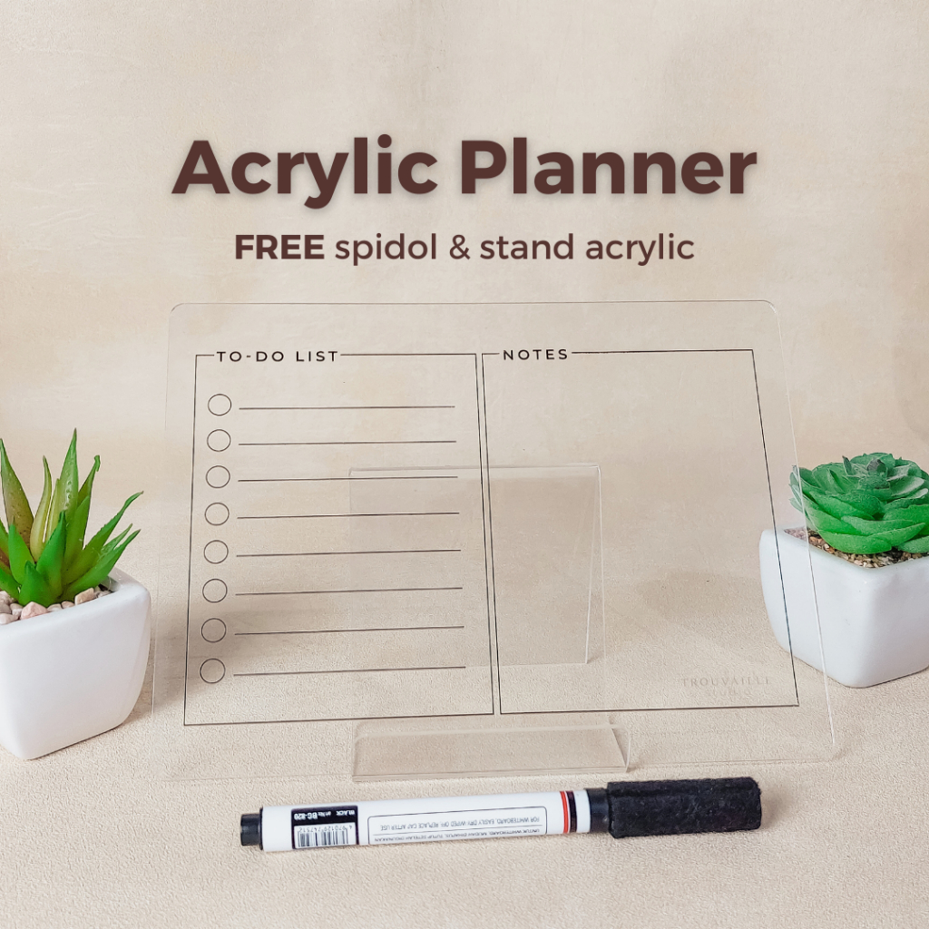 Acrylic Desk Planner - Acrylic Weekly Plan - Acrylic To-Do List ...