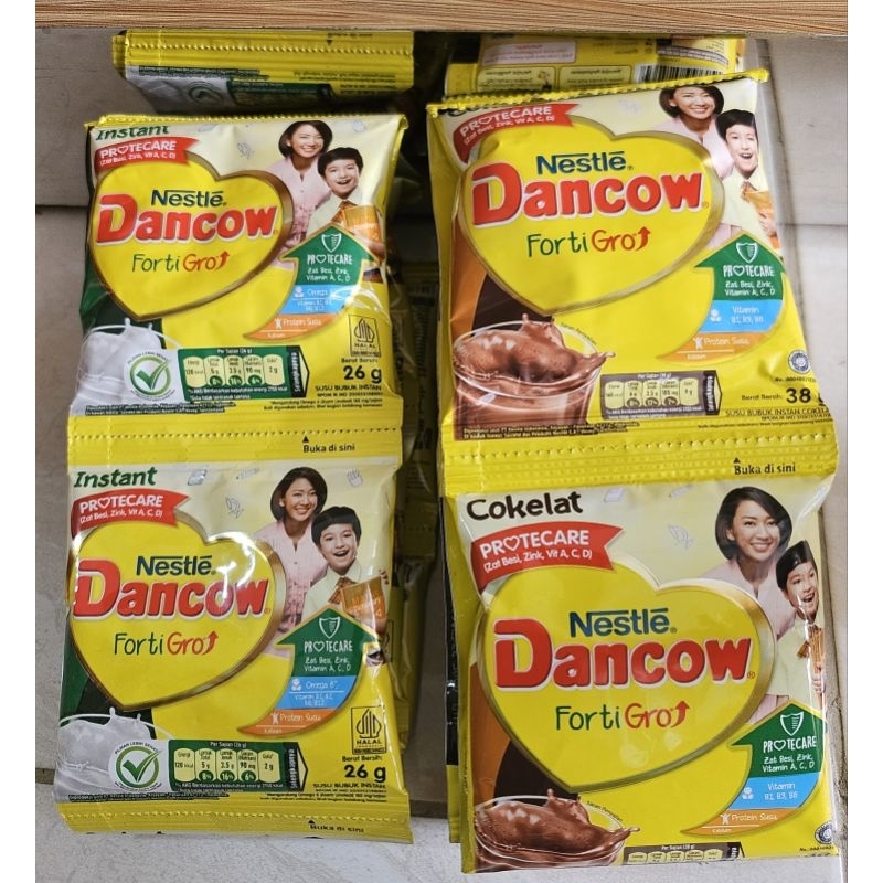 Nestle Dancow Instant Fortigro Milk Powder Vanilla/Chocolate Sachet ...
