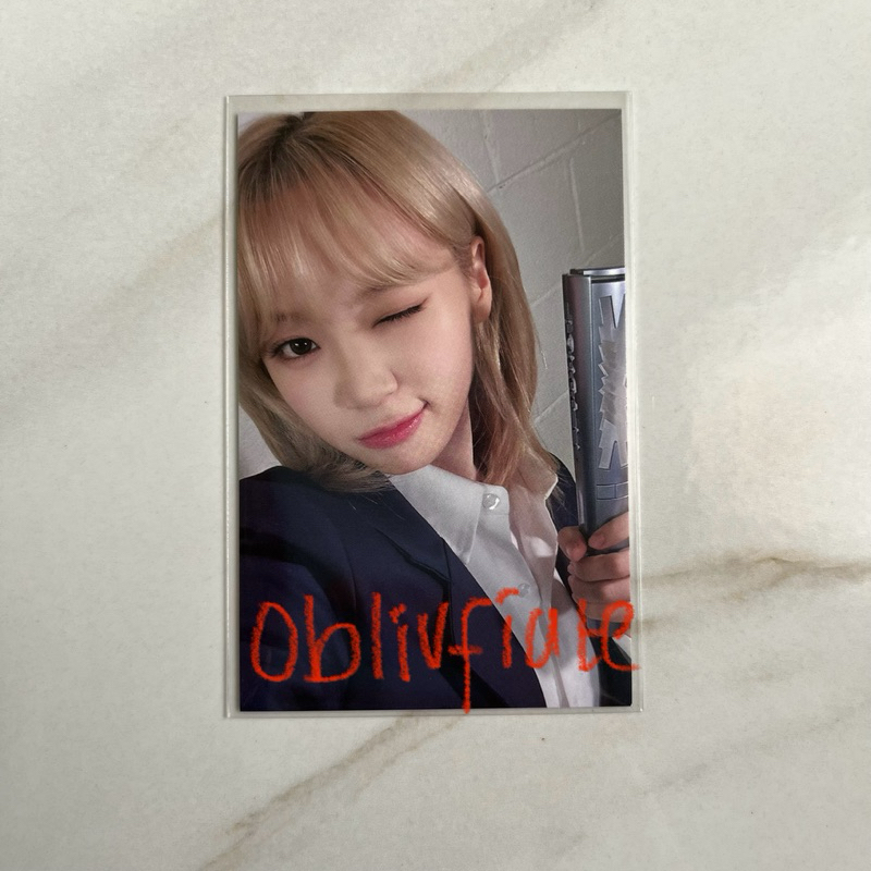 Official PC Photocard Chaewon LE SSERAFIM Fanmeeeting Fearnot Zone 2024 ...