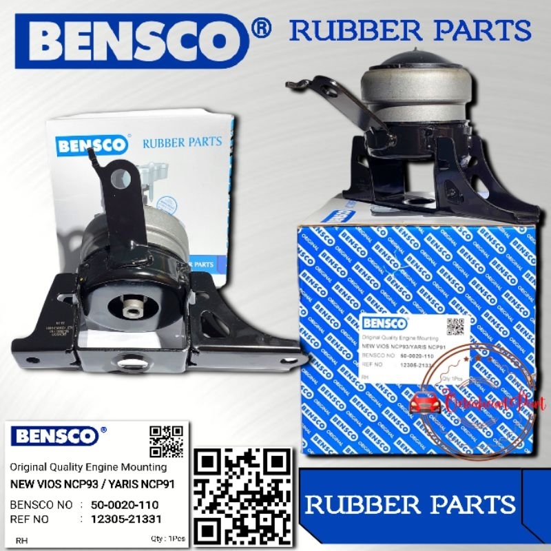 MESIN Engine MOUNTING ENGINE Mount RH Right NEW VIOS GEN2 NCP93 2006 ...