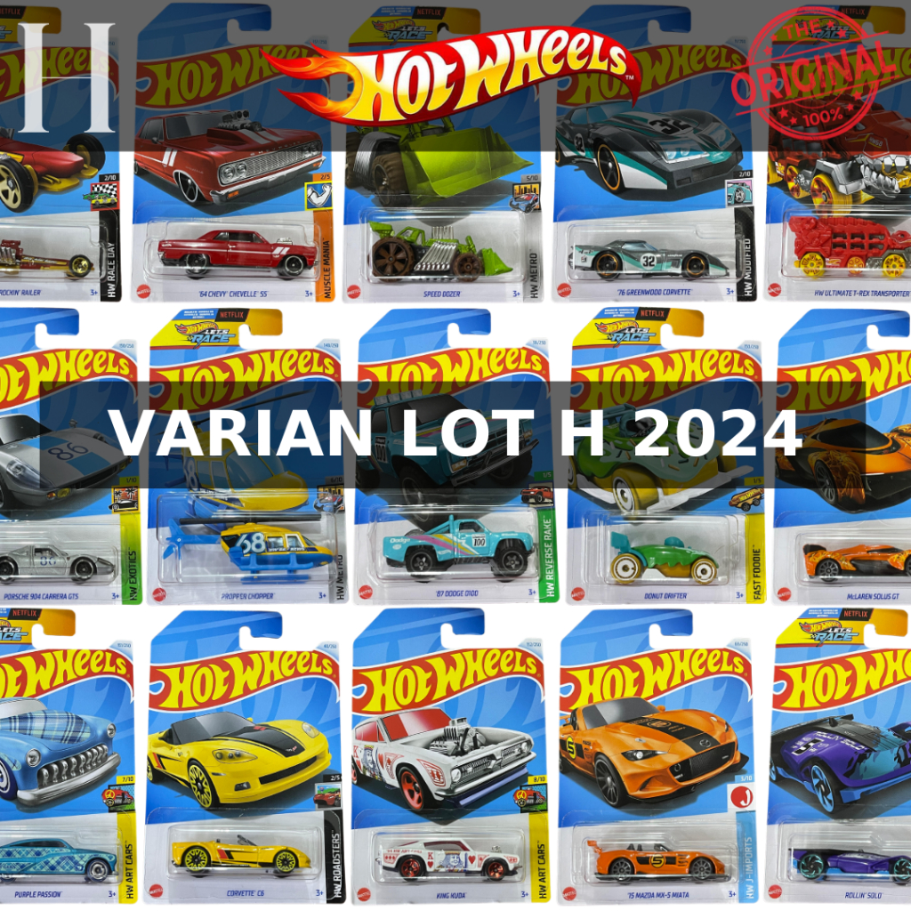 HOTWHEELS HOT WHEELS LOT H 2024 ALL VARIANTS FREE CHOICE MAZDA CHEVY ...