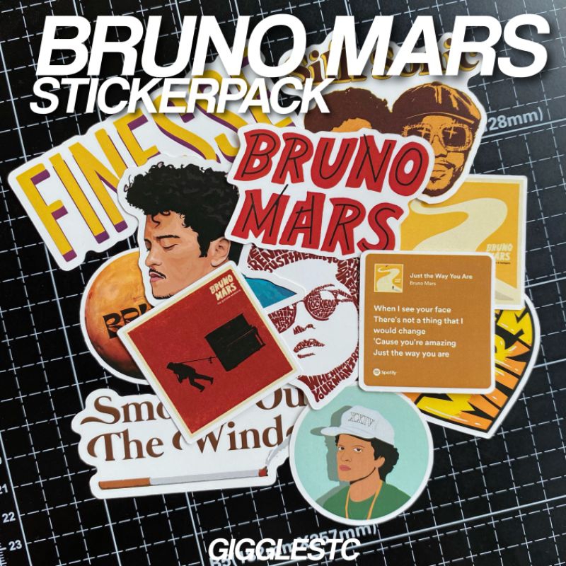 Bruno Mars Sticker Pack | Shopee Singapore