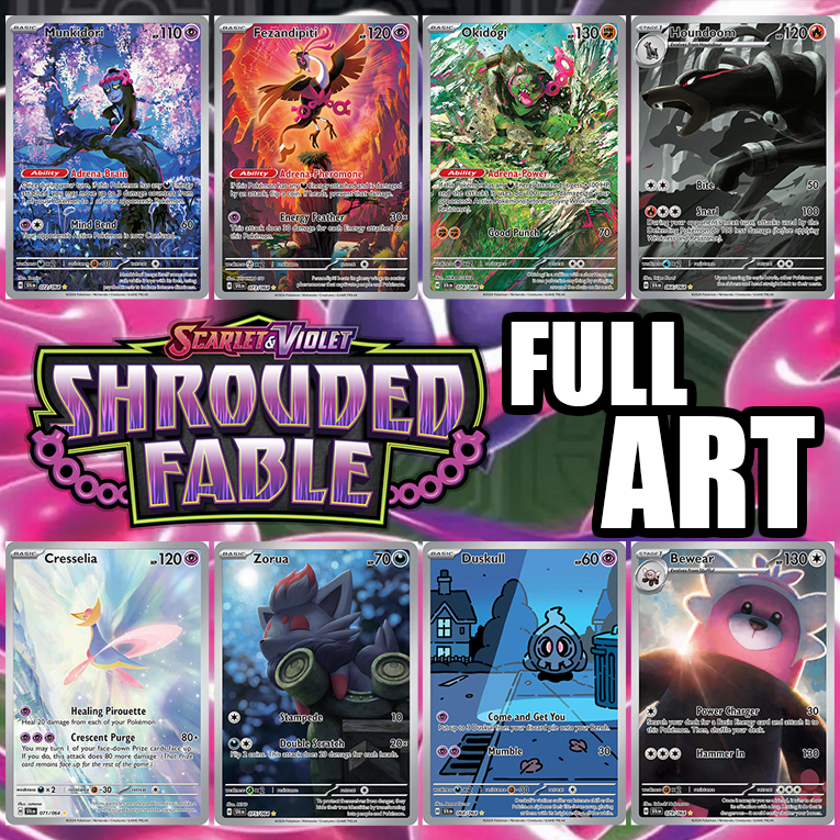 Pokemon Card TCG HOLOGRAM SPECIAL FULL ART - SHROUDED FABLE (SFA ...