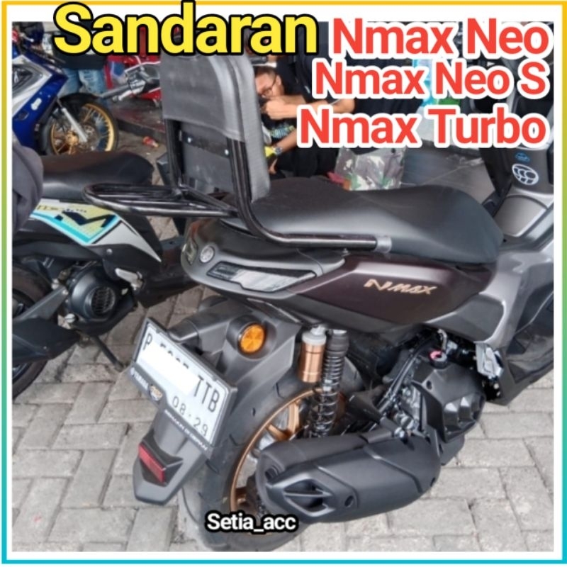 Backrest Nmax Turbo Nmax Neo Nmax Neo S Child Back Seat | Shopee Singapore