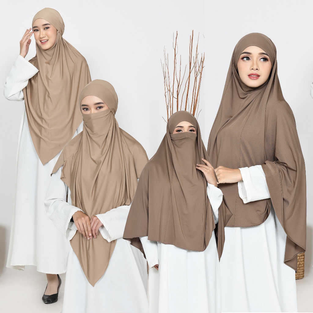 French KHIMAR/ Veil Veil Veil/ JUMBO SYARI Hijab/ Hijab BERGO JERSEY ...