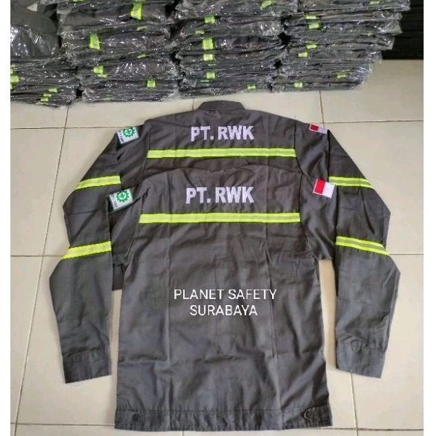 Custom safety Uniform Embroidery Company Name And logo Wearepack safety ...