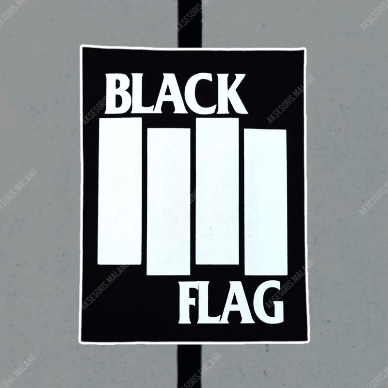 Back back patch Black Flag screen printed back patch, oldskool punk ...