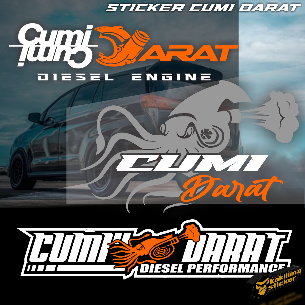 Land Squid Sticker, Land Squid Sticker, diesel car Sticker, Innova ...