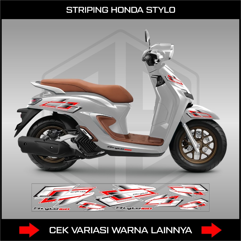 Honda STYLO 160 CLASIC Motorcycle BODY LIST STICKER/HONDA STYLO 160 ...