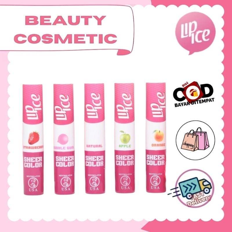 Lip Ice Sheer Color Lip Balm | Shopee Singapore