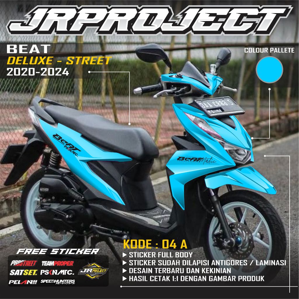 Newest Decal Sticker Honda Beat Deluxe Street 2020 2021 2022 2023 2024 ...