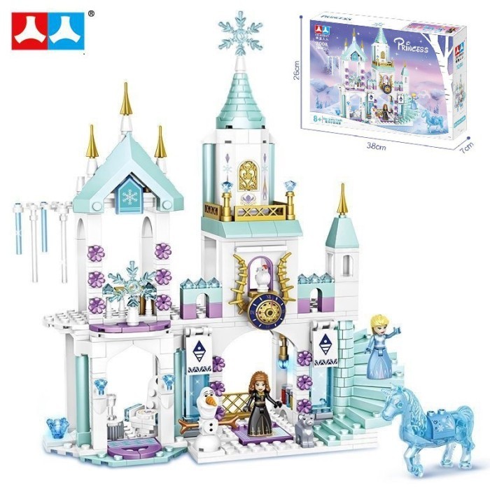 Brick/block Chaobao 7008 Frozen 2 Magical Ice Snow Princess Castle 360 ...