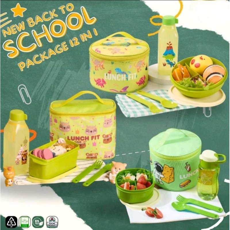 Children's Lunch Bag 3 sets - new Back To School Package 12 In 1 (astro ...