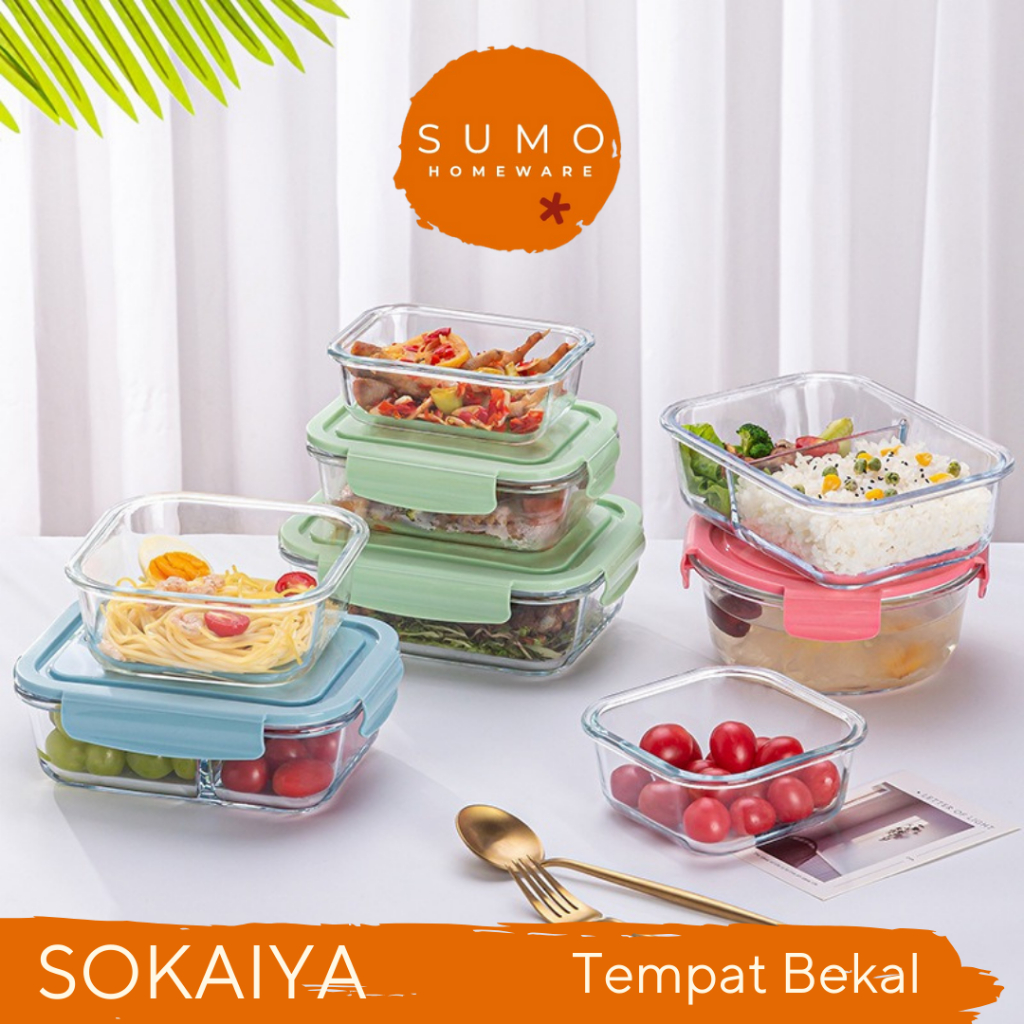 Sumo - SOKAIYA BPA FREE Dining Box Transparent Food Box Refrigerator ...