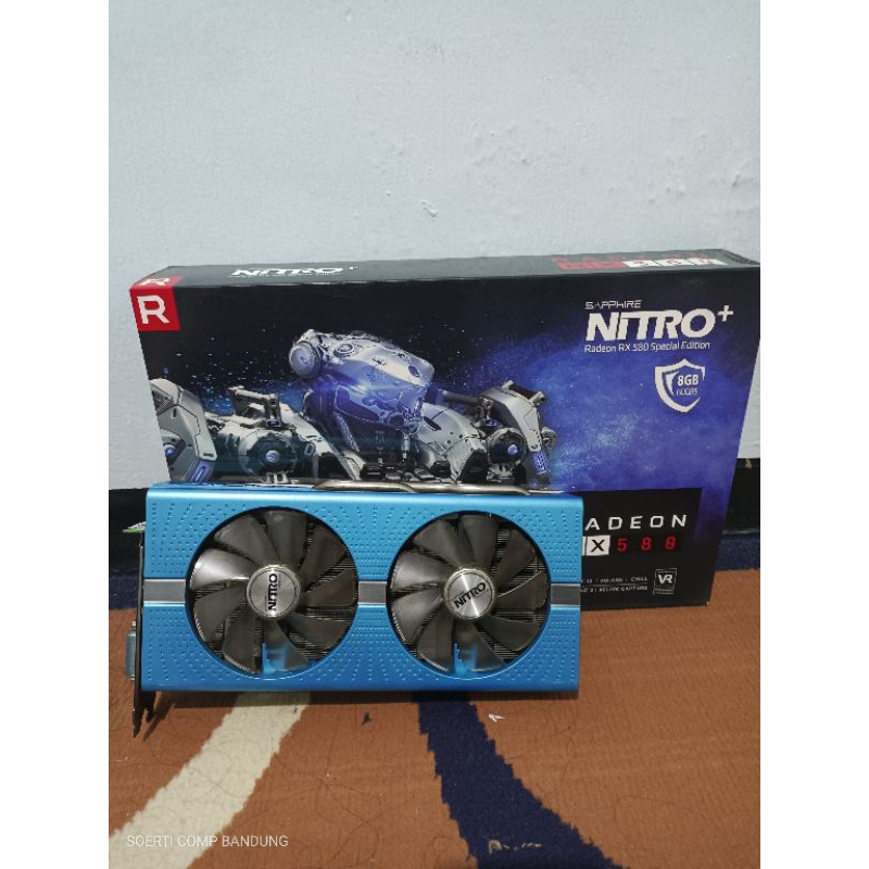 Vga RX580 8gb And 4gb 256bit ddr5 full port SAPPHIRE NITRO PULSE ASUS MSI POWER COLOR GIGABYTE ...