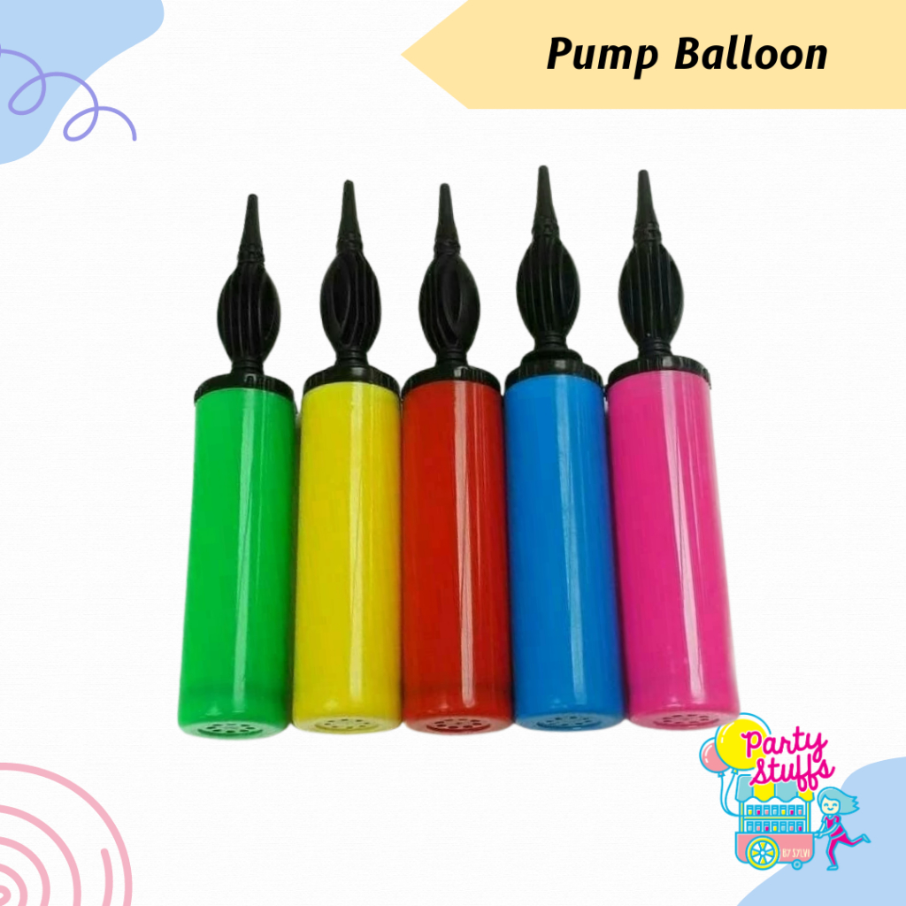 Balloon hand pump / NEW hand pump / Pastel color balloon pump | Shopee ...