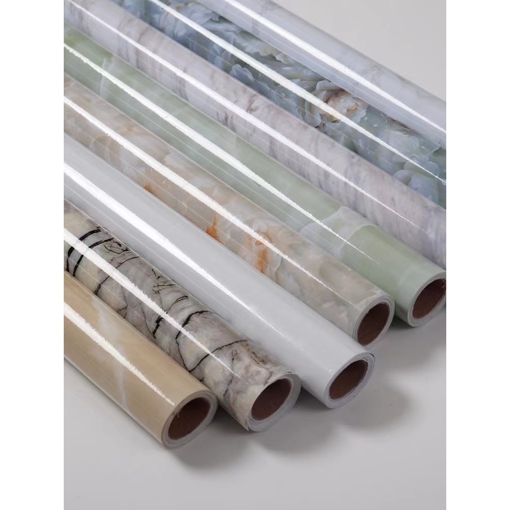 60cm*10m kitchen wallpaper stickers/marble wallpaper/dining table ...