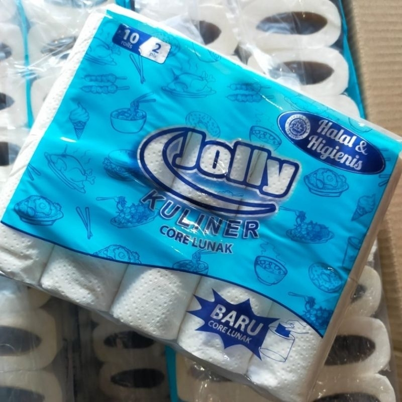 Jolly roll Core Culinary Jolly roll Tissue 1 Pack (10 Rolls Contents ...