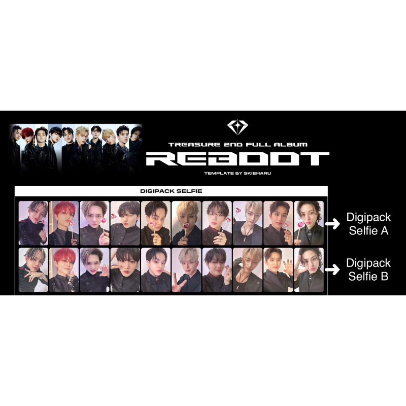 Treasure Photocard Digipack Reboot (Junkyu, Haruto, Jeongwoo | Shopee ...