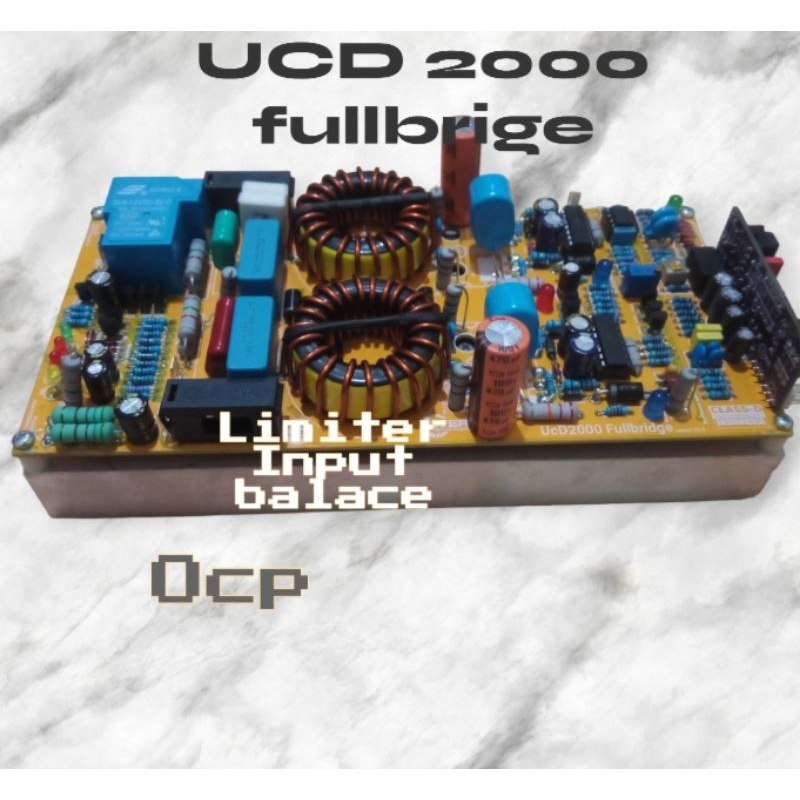 Class D UCD fullbrige 2000 full features, power amplifier limiter ...