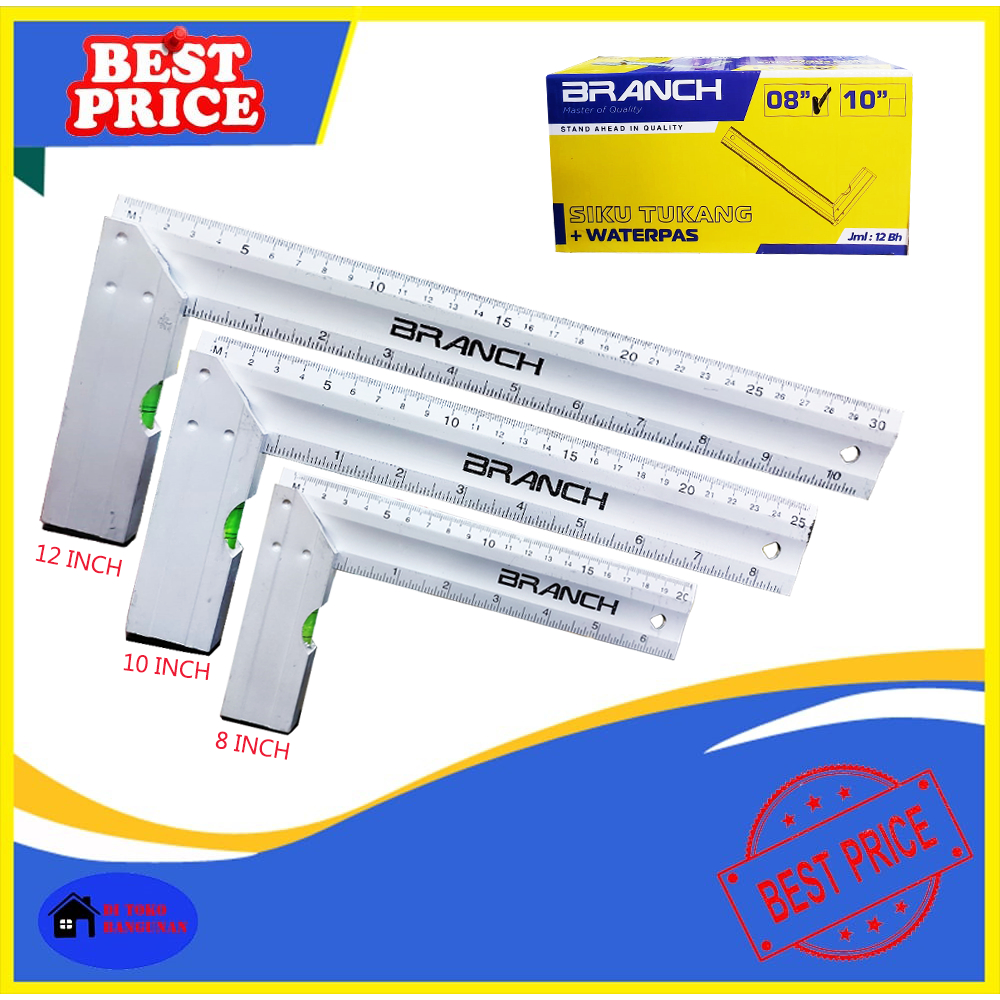 SIKU Aluminum Branch Elbow Meter Thick Aluminum Branch Ruler Elbow ...