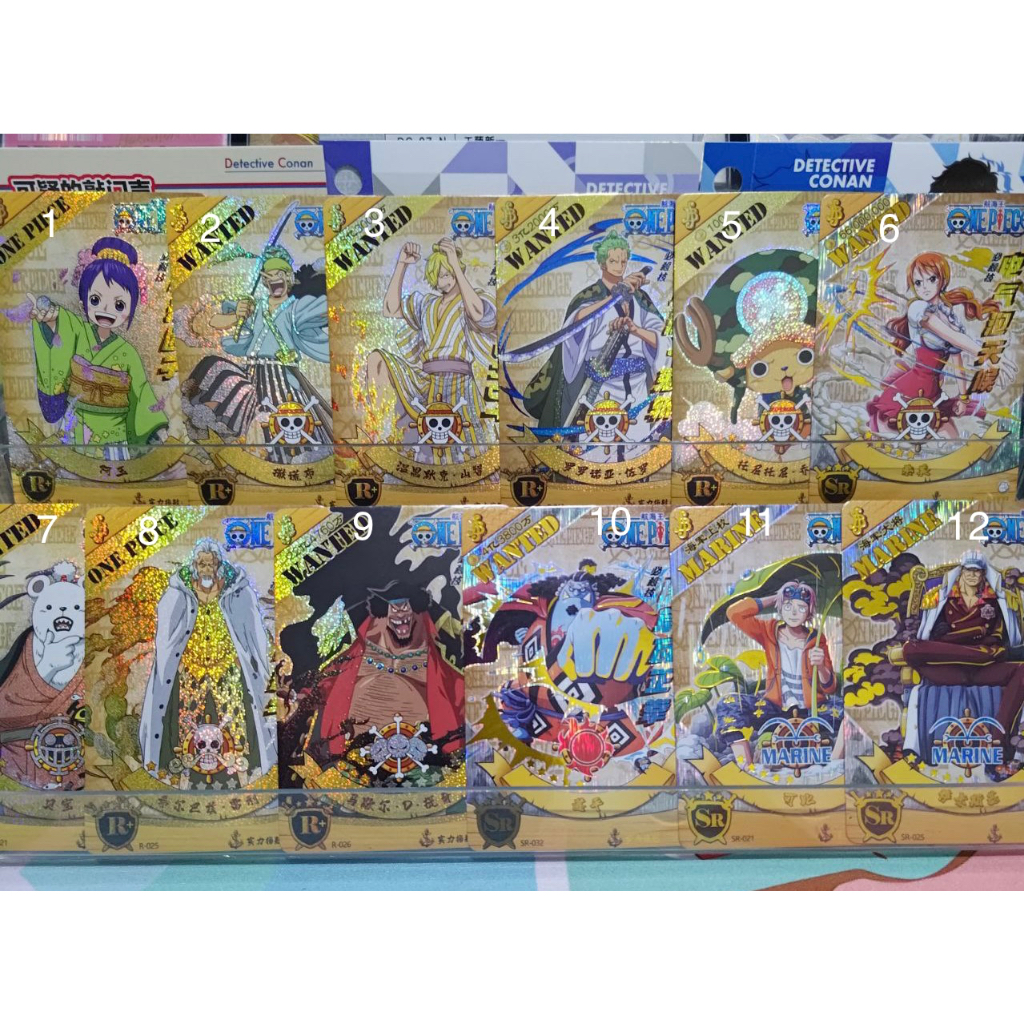 [TOEI Lensed] One Piece Card Holo Collection Card R+ SR | Chopper Nami Usopp Roronoa Zoro ...
