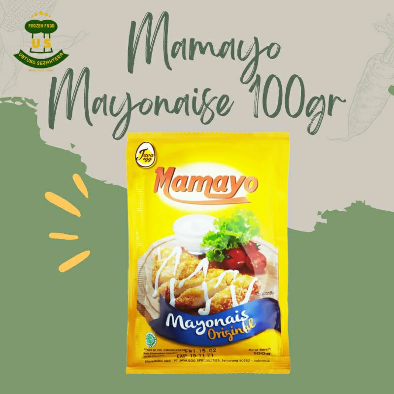 Mamayo Mayonnaise 100gr Mayonnaise Original Mamayo Mayonnaise Original ...