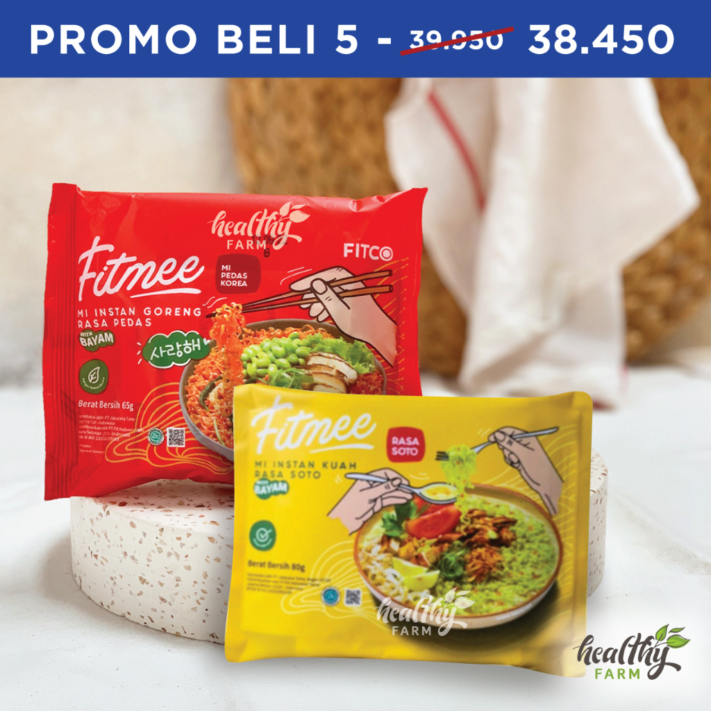 Fitmee Spicy Fried Spinach Noodles / Soto Spinach (Low Calorie Instant ...