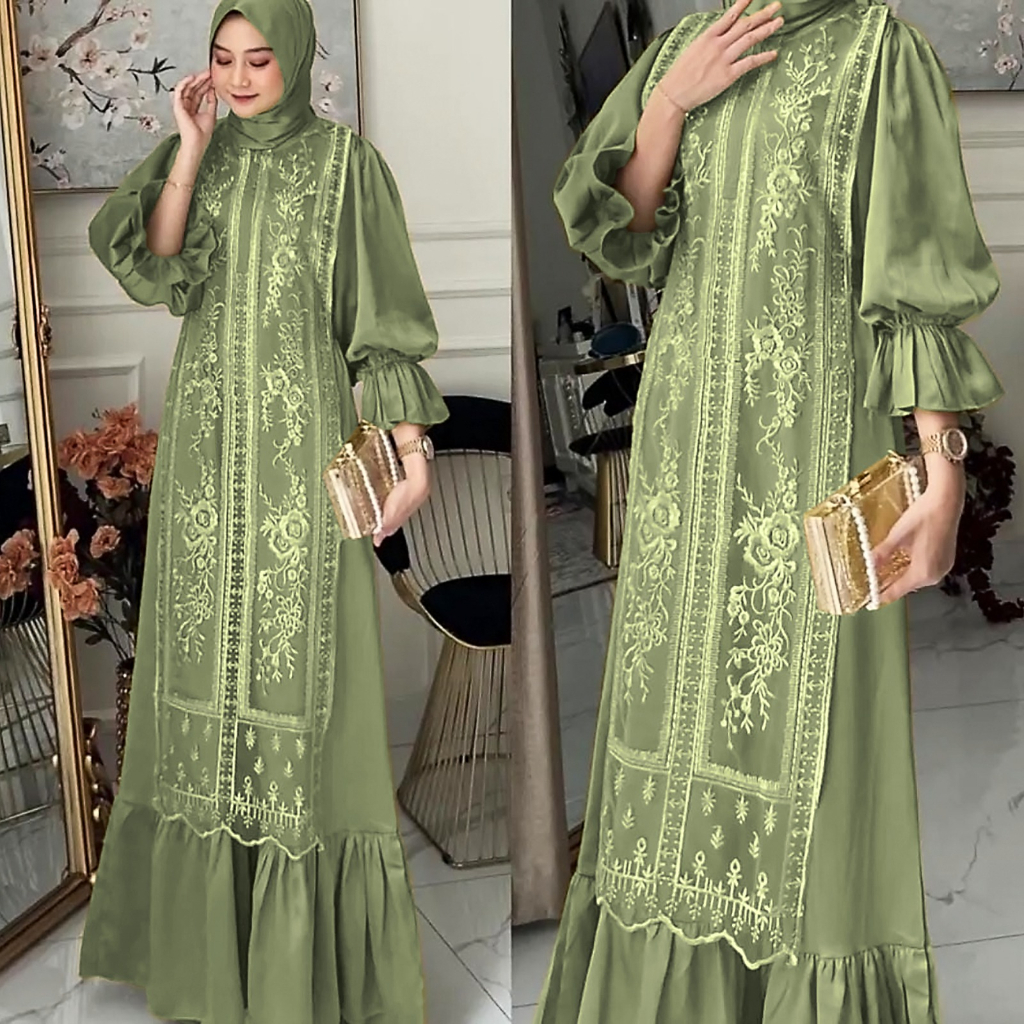 Real VIDEO - SONYA MAXI DRESS RECENT READY 3 SIZES M L XL / BUSUI AND ...