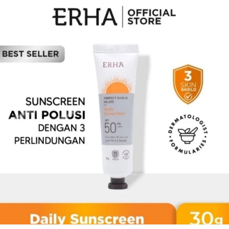 Erha Perfect Shield Helios daily Sunscreen SPf 50 PA+++ 30g | Shopee ...
